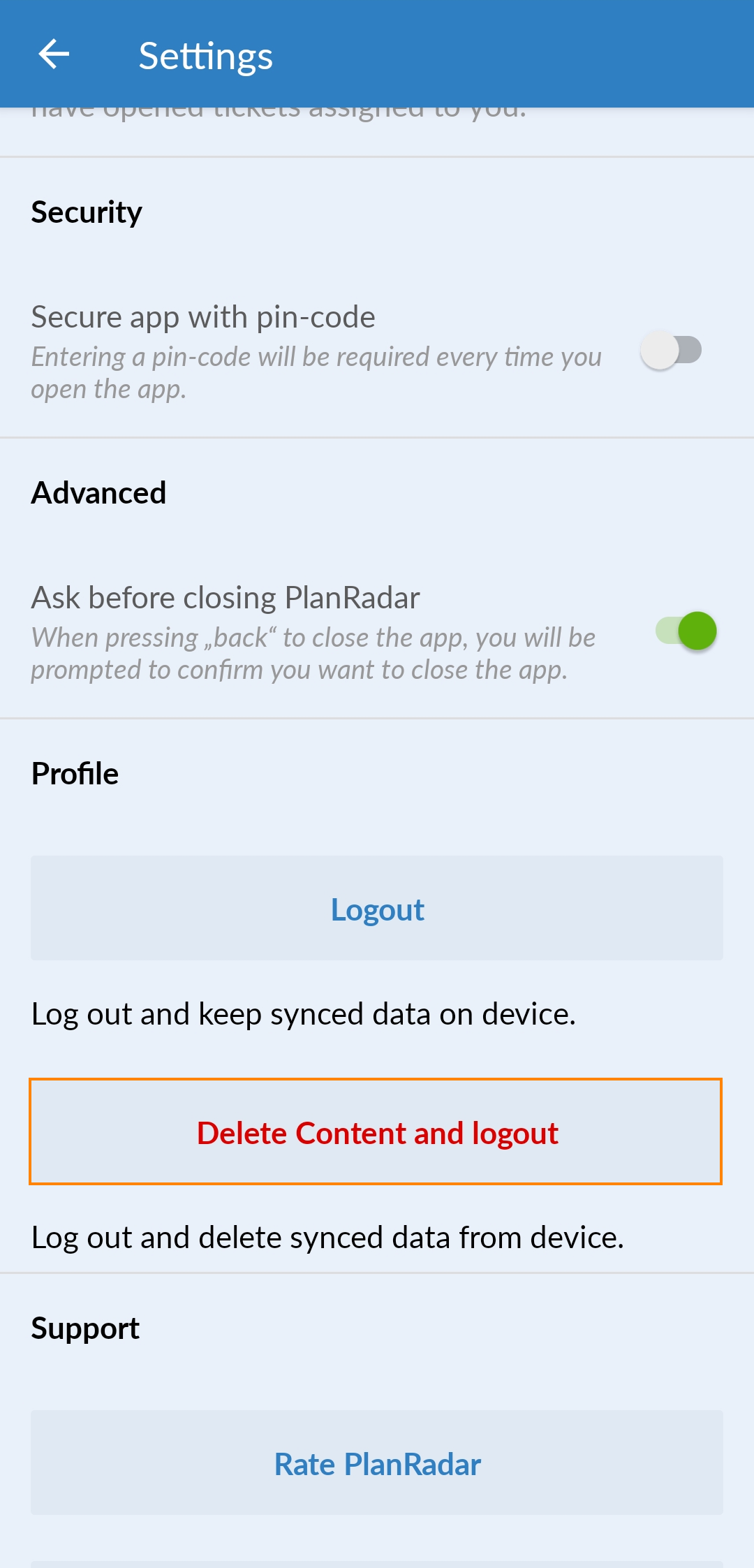 Anmeldung bei PlanRadar – PlanRadar HilfeCenter