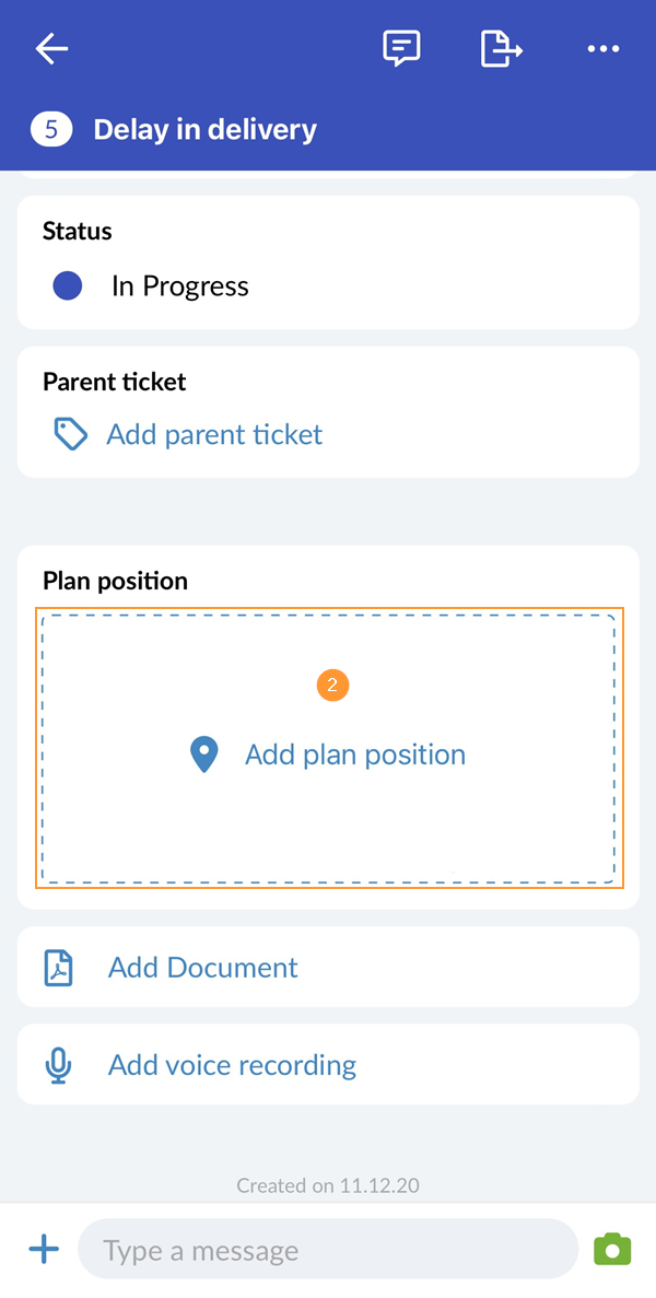 Set, Change or Delete the Plan Position of a Ticket – PlanRadar HelpCenter