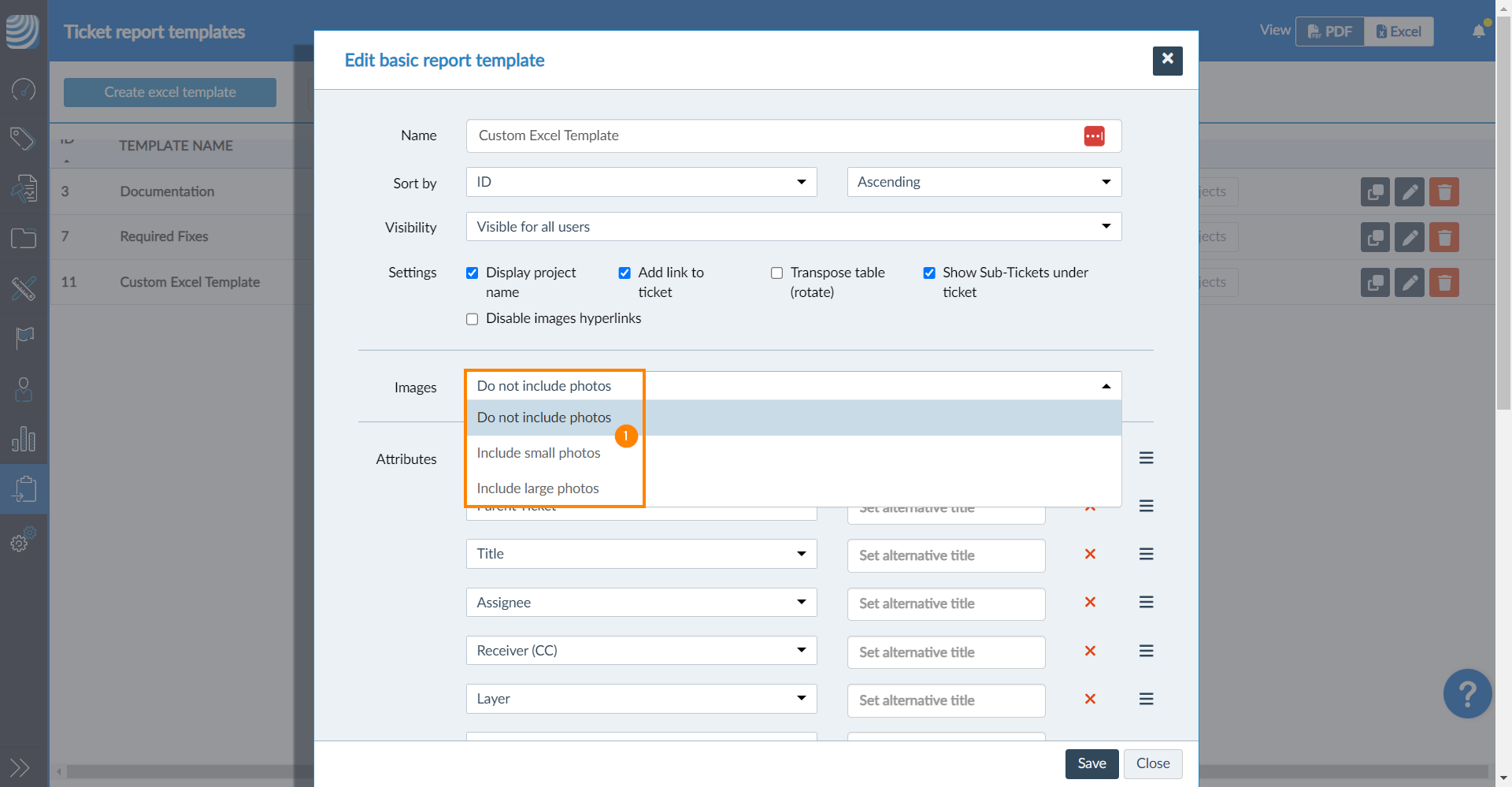 Create Excel Templates for Exporting Tickets – PlanRadar HelpCenter