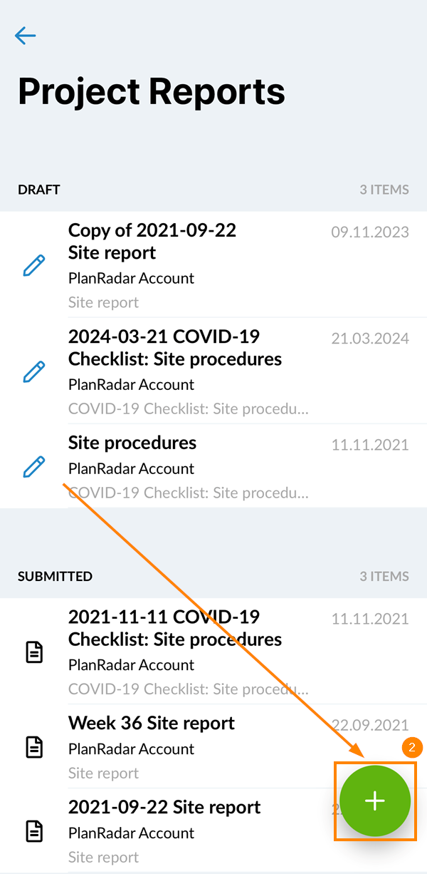 Create & Edit Project Reports – PlanRadar HelpCenter