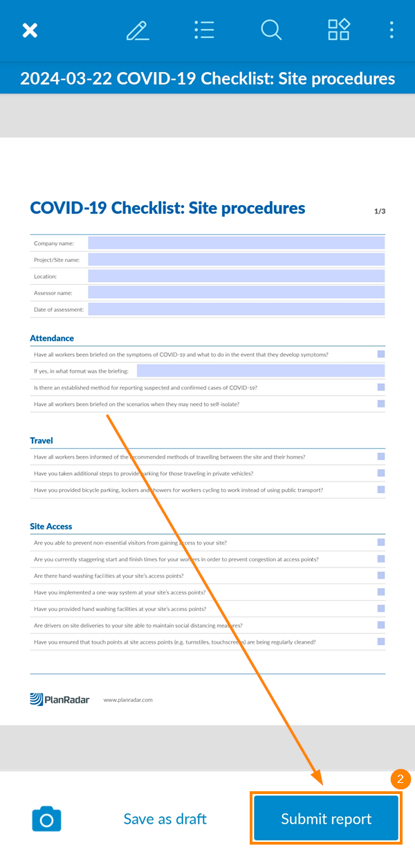 Create & Edit Project Reports – PlanRadar HelpCenter