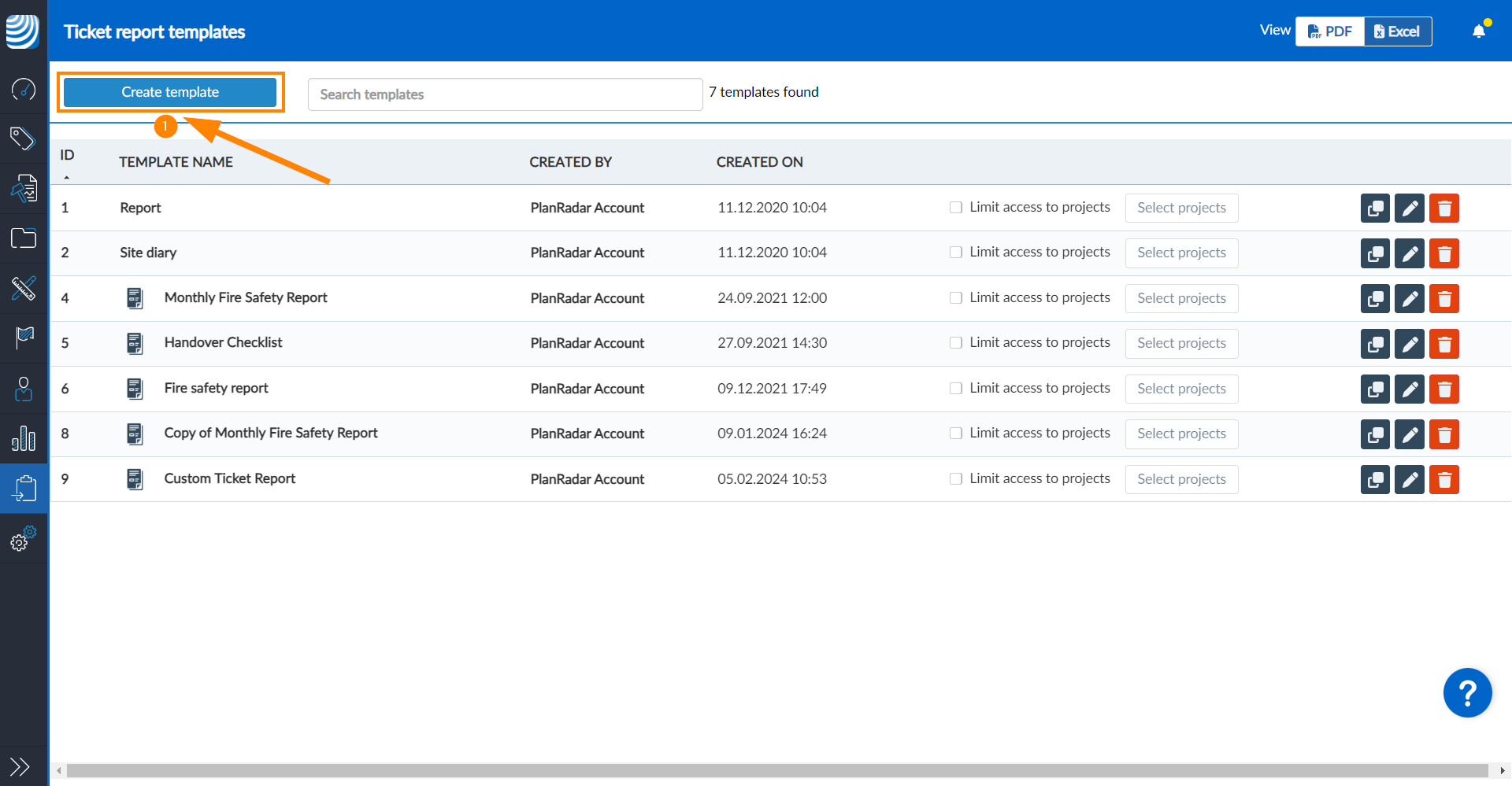 Create Advanced Ticket Report Templates – PlanRadar HelpCenter