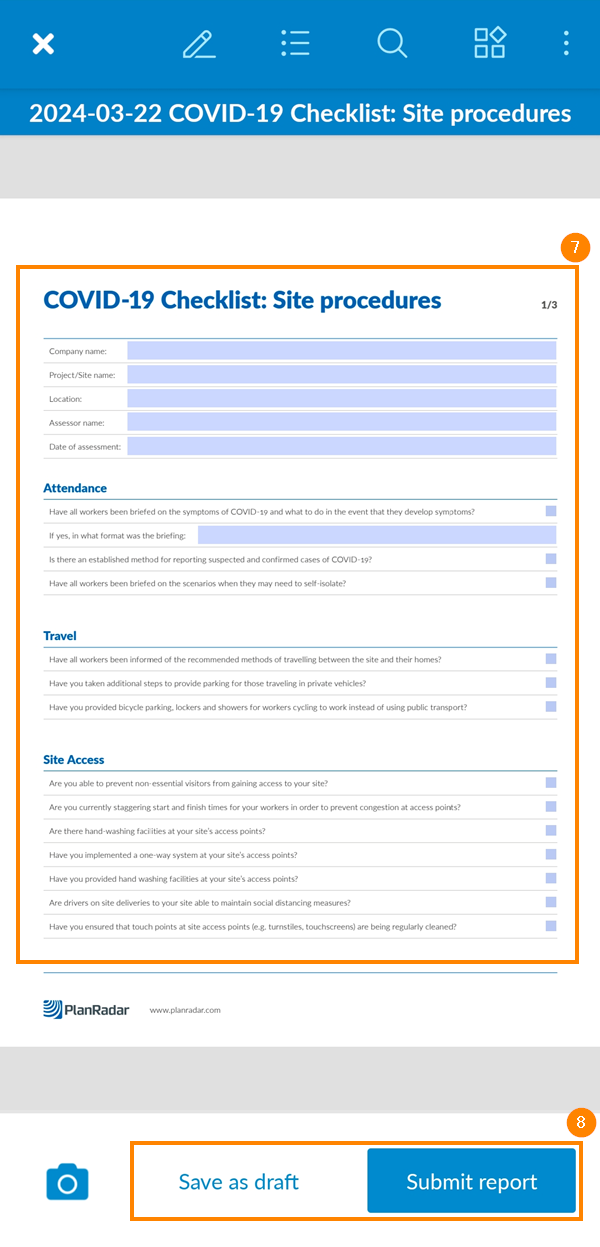 Create & Edit Project Reports – PlanRadar HelpCenter