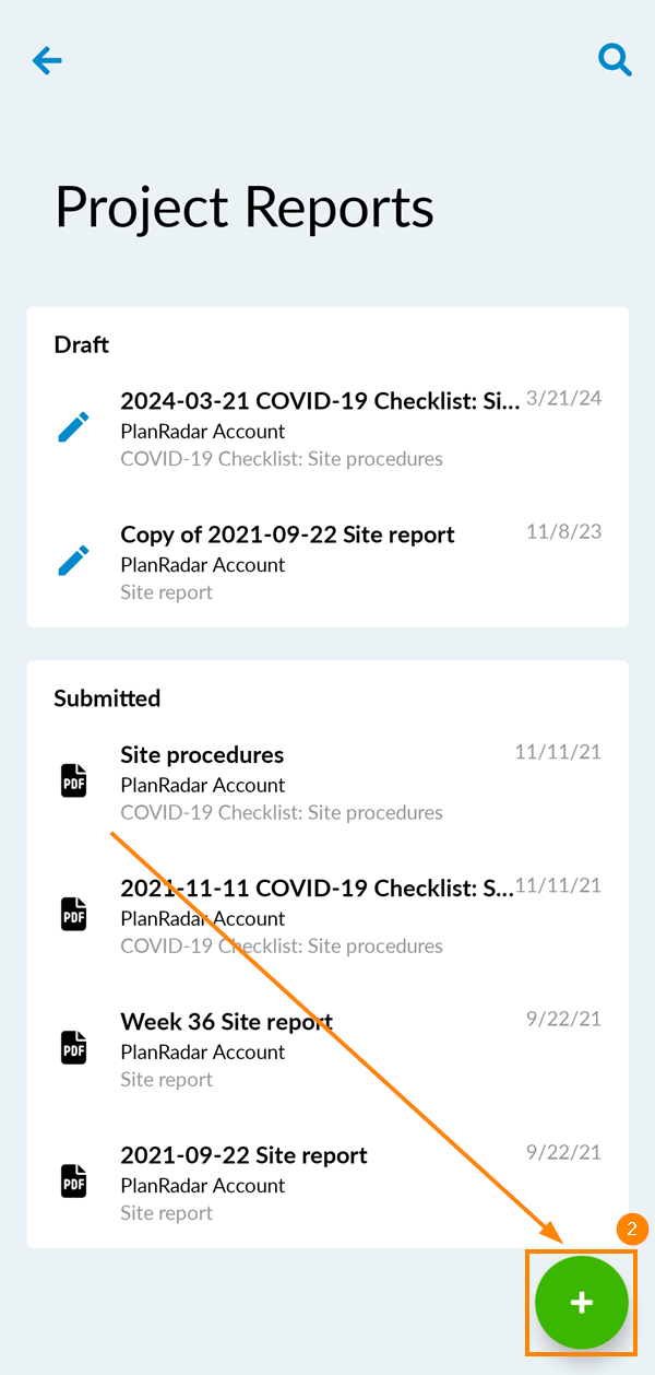 Create & Edit Project Reports – PlanRadar HelpCenter