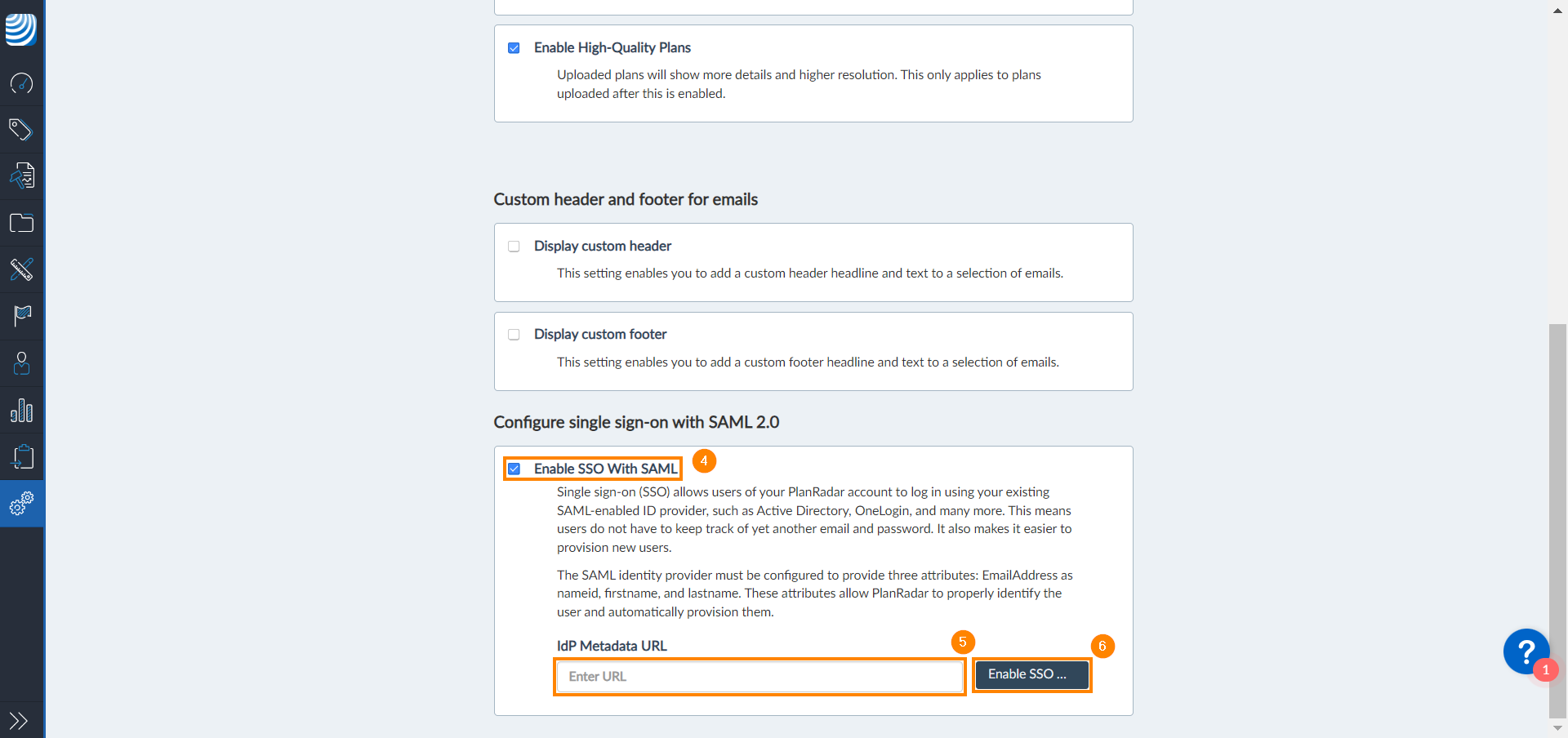 Activer l'authentification unique (SSO) avec SAML – PlanRadar HelpCenter Activer l'authentification unique (SSO) avec SAML – PlanRadar HelpCenter