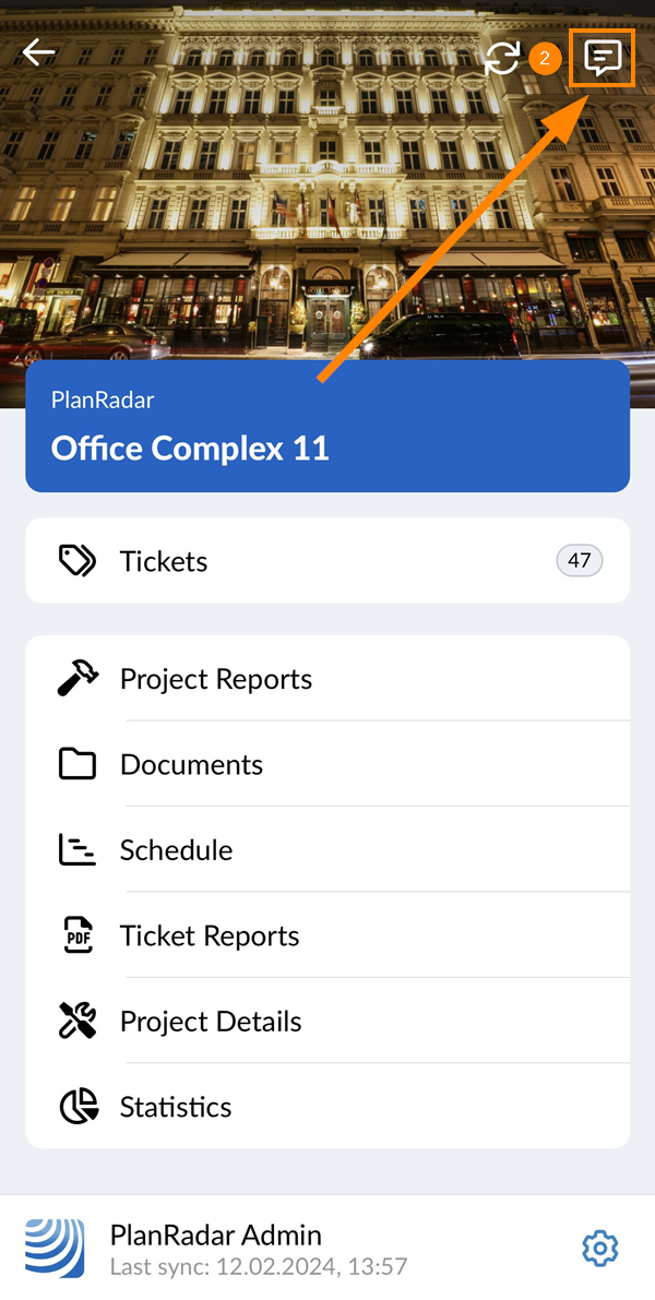 Mobile App Navigation – PlanRadar HelpCenter