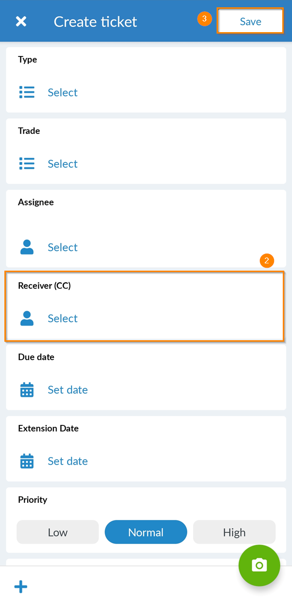 Set the Assignee & Receivers of a Ticket – PlanRadar HelpCenter