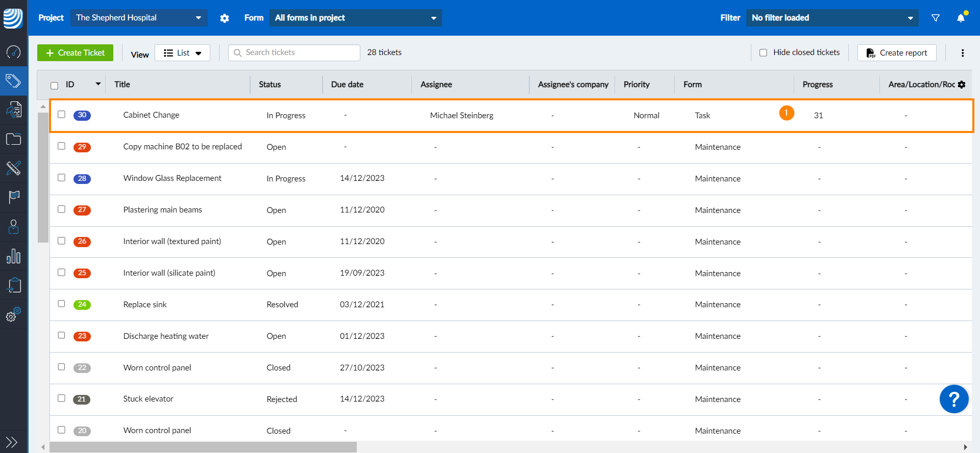Create a Ticket Report (PDF) – PlanRadar HelpCenter