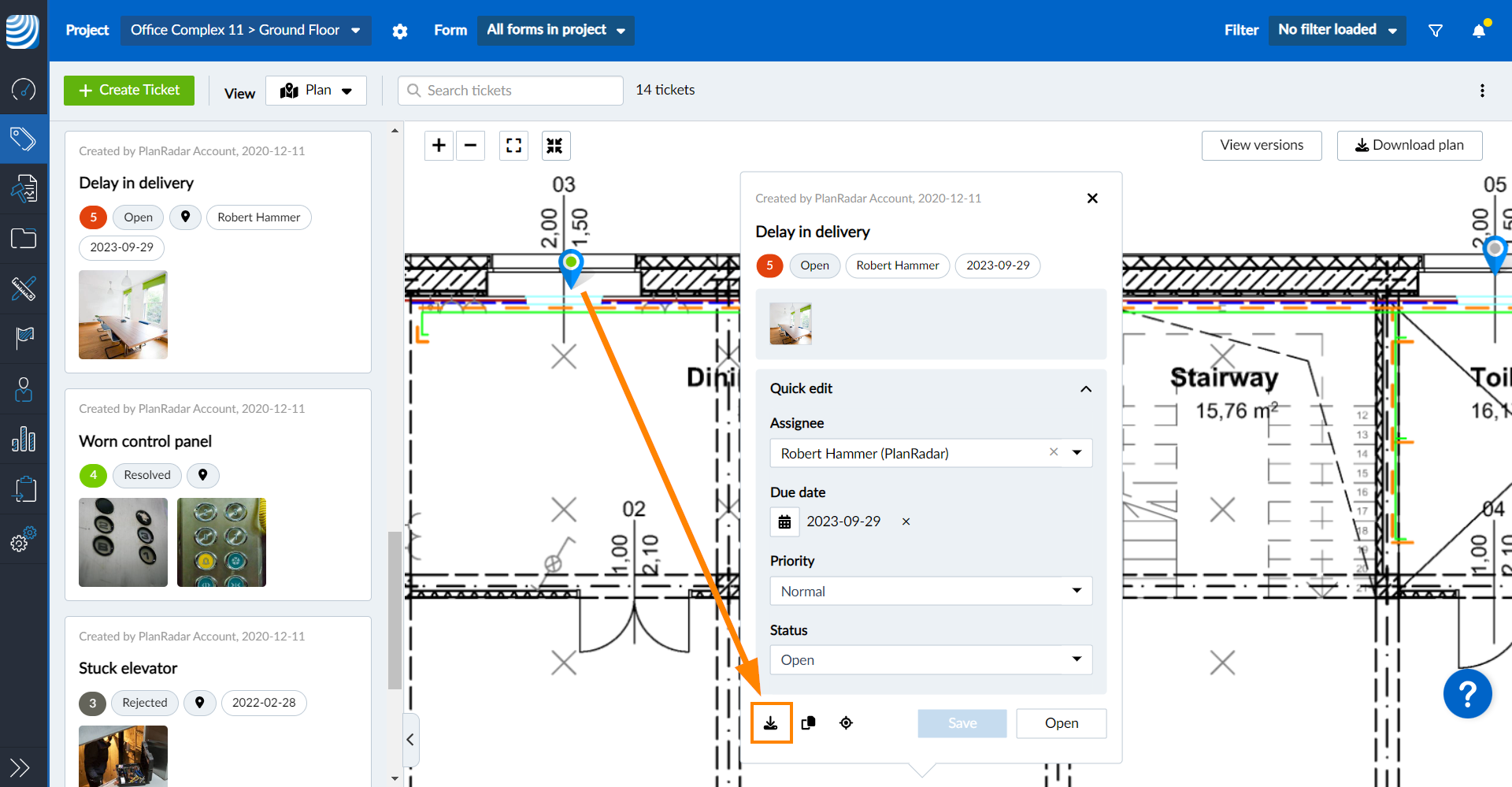 Create a Ticket Report (PDF) – PlanRadar HelpCenter