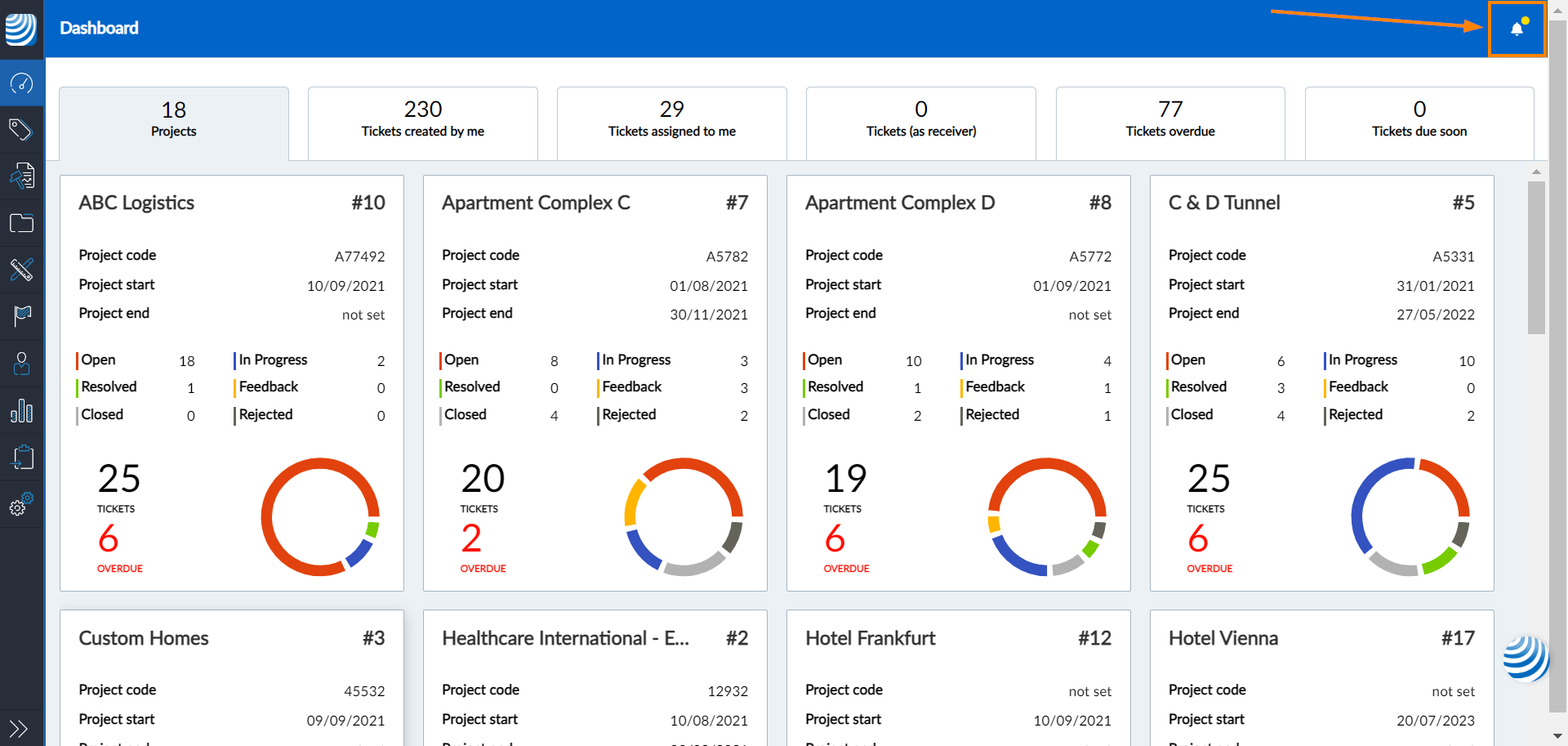 Message Center & Notifications in the Webapp – PlanRadar HelpCenter