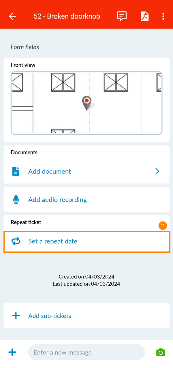 Set a Repetition Date for Tickets – PlanRadar HelpCenter