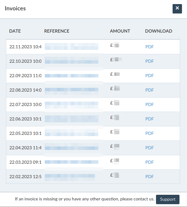 Access your Invoices – PlanRadar HelpCenter