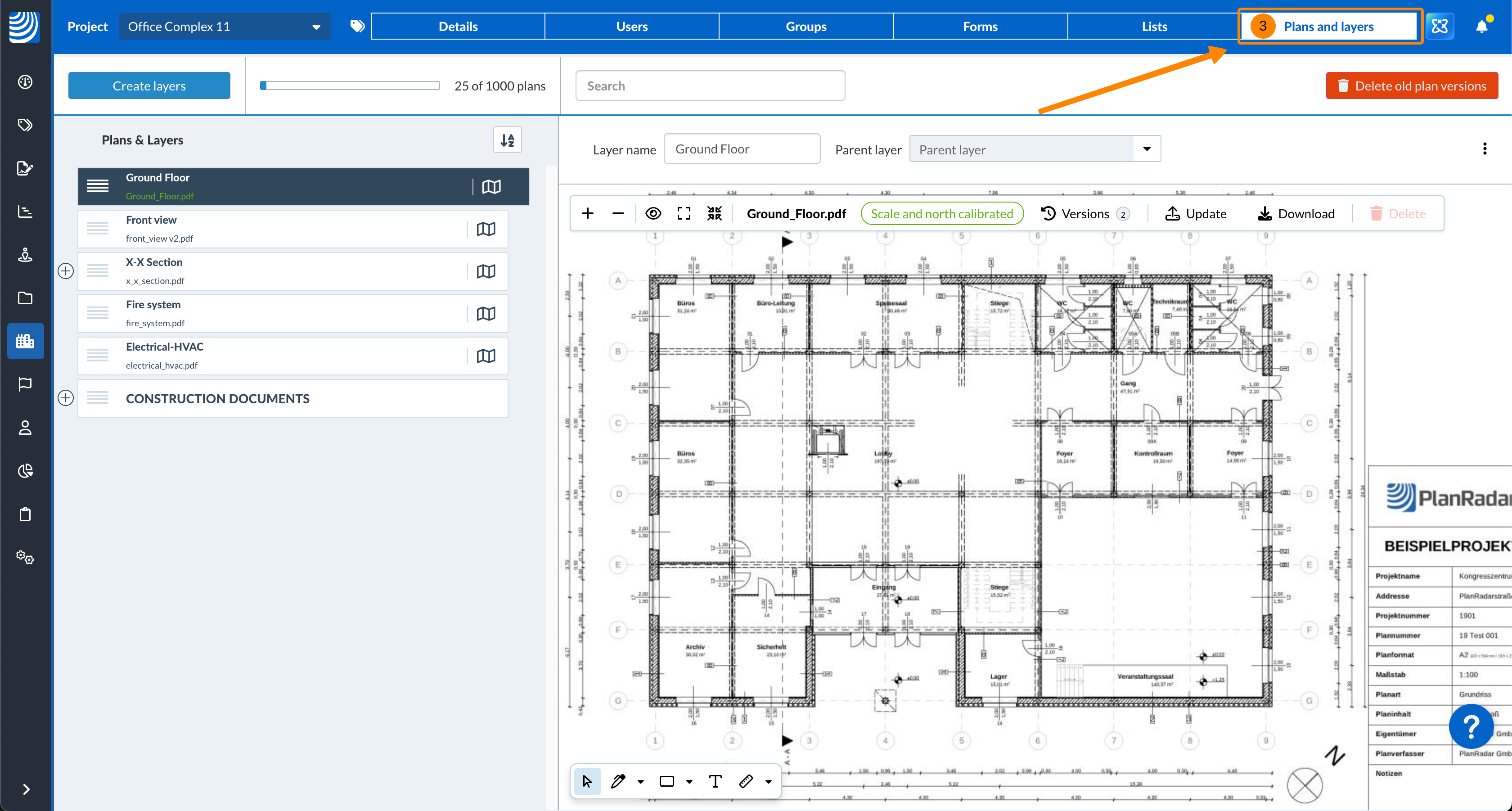 Update Plans – PlanRadar HelpCenter