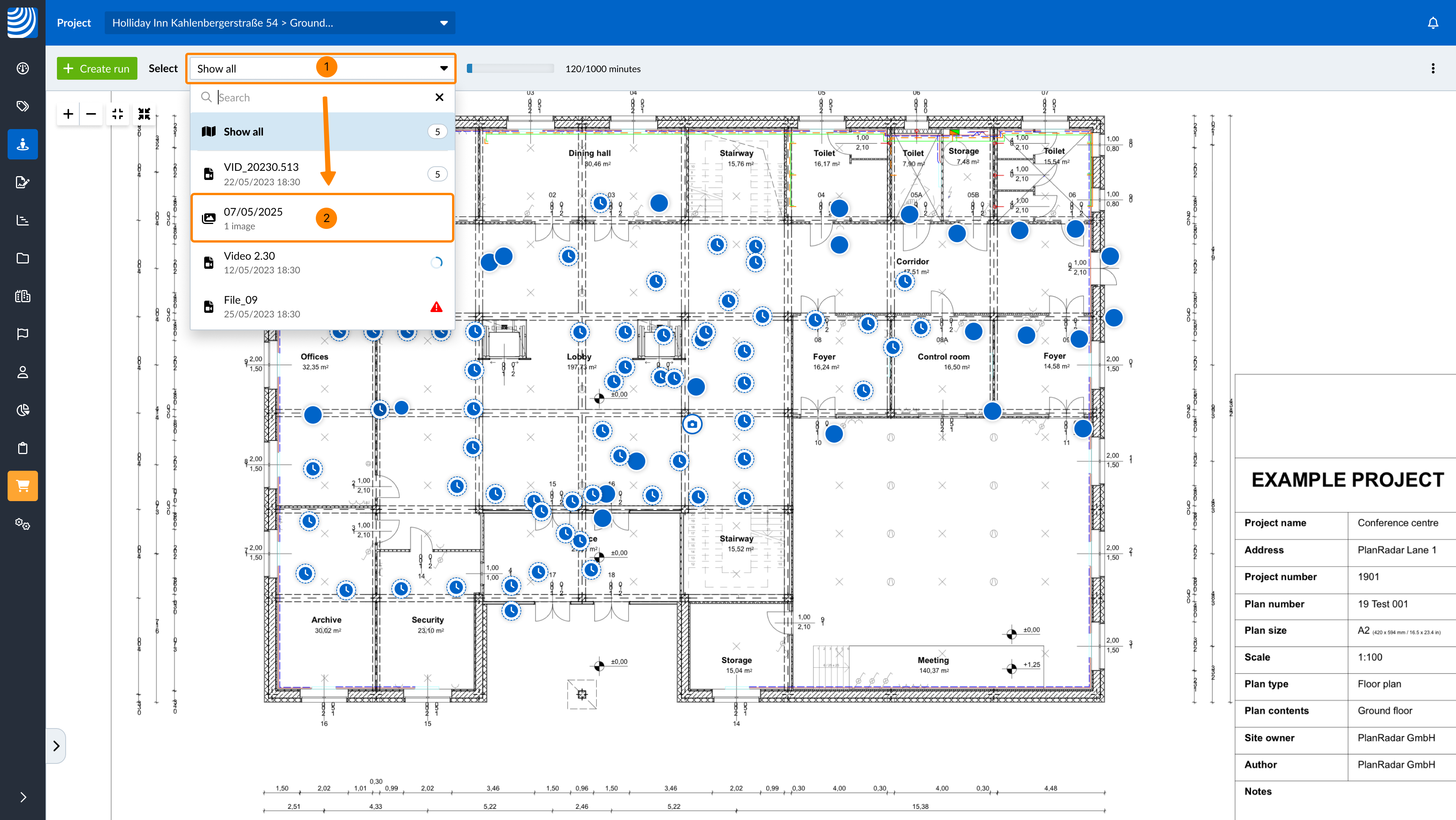 SiteView imagens estáticas em 360° – PlanRadar HelpCenter